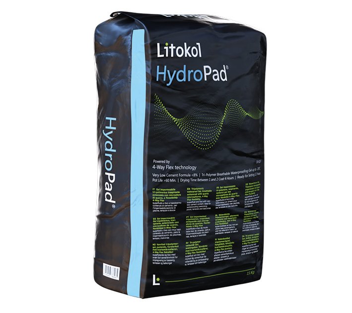 HydroPad® : 4-Way Flex Waterproofing Gels | Litokol